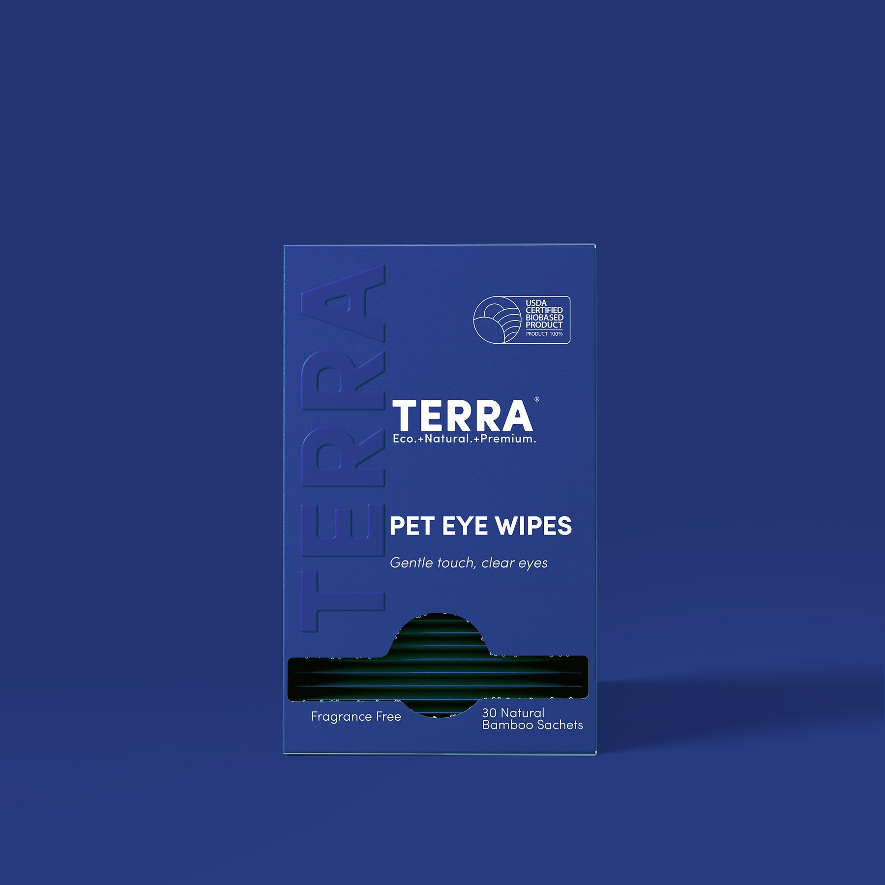 TERRA Pet Eye Wipes - Gentle Care for Dogs & Cats